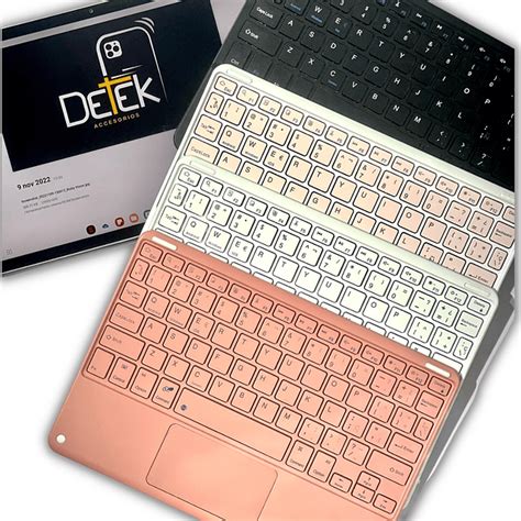 Teclado Bluetooth Con Touchpad (Mouse)