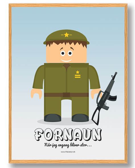 Soldat børneplakat | Plakatdyr.dk