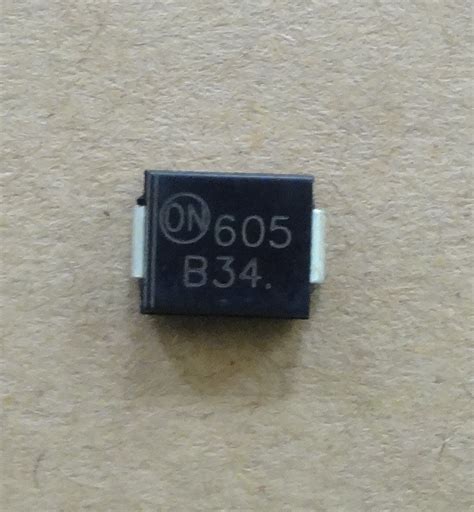 Diodo B34 Smd Mbrs340g Diodo Schottky 3a 40v Do214ab - R$ 7,00 em ...