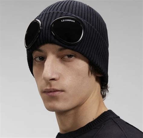 Шапка cp company, шапка с линзами, шапка с очками, шапка авиатор: 799 ...