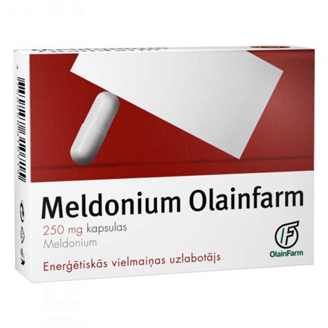 Meldonium MILDRONATE 250mg 20capsules