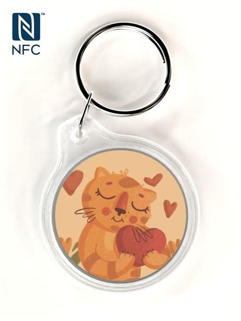 NFC брелок с символом 2022 года тигр, современный, уникальный ...