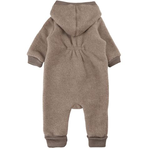 Mikk-Line Kombinezon Wełniany Merino Baby Z Kapturem Melange Denver ...
