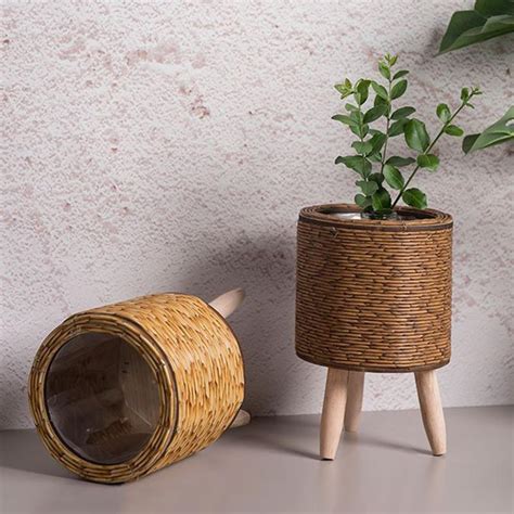 Полка для цветов, корзина-подставка для цветов из искусственного ...