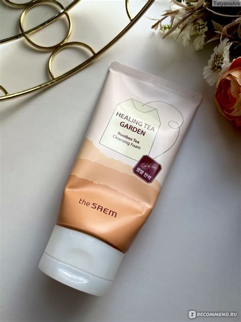Пенка для умывания The Saem Healing Tea Garden Cleansing Foam Rooibos ...
