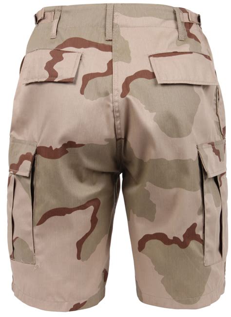 Шорты карго трехцветный пустынный камуфляж Rothco BDU Short Tri-Color ...