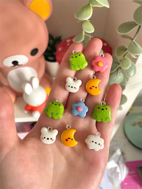 polymer clay charms | Clay crafts air dry, Polymer clay crafts, Clay crafts