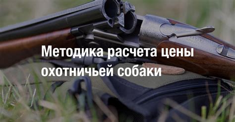 Методика расчета цены охотничьей собаки / Сибирский охотник