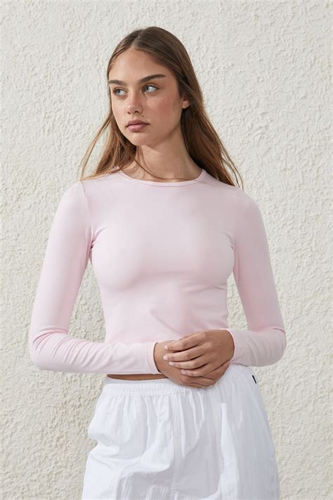 Ultra Soft Fitted Long Sleeve Top | Long sleeve outfits, Fashion, Long ...