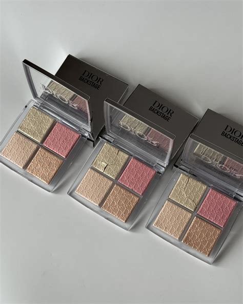 Dior backstage glow face palette highlight blush 004 палетка ...