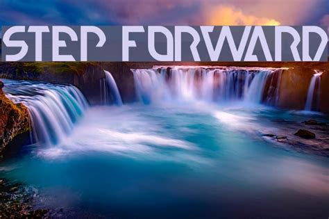 step forward Font - FFonts.net