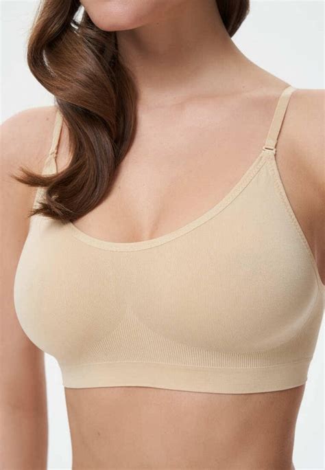 Бюстгальтер и трусы Amazonka Underwear Basic, цвет: бежевый ...
