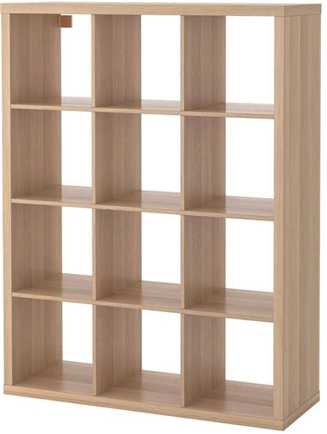 Стеллаж IKEA KALLAX 112 x 147 см Дуб мореный белый (40409935) – фото ...