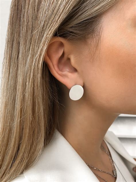 Серебряные серьги «Монеты» — Shinelight Jewelry