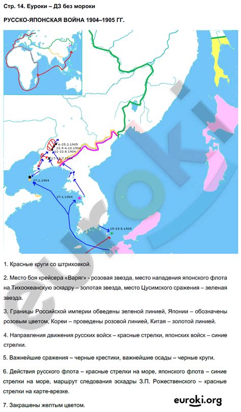 ГДЗ Номер стр. 14 История России 9 класс Шевырев Контурные карты ...
