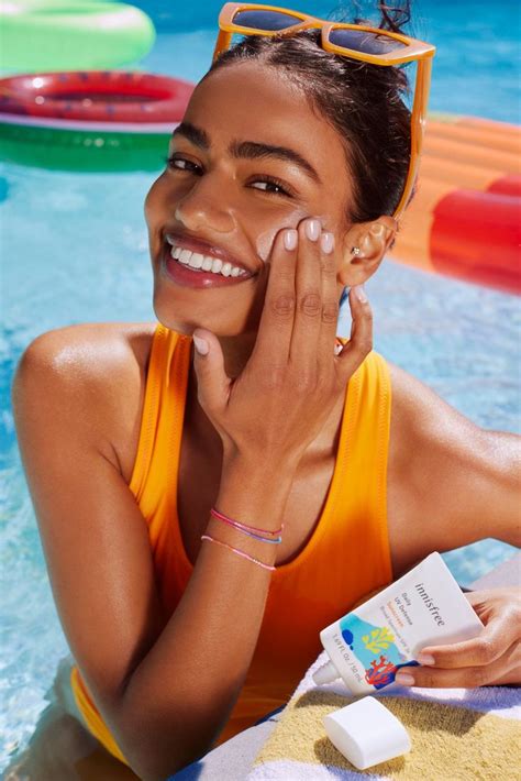 Innisfree SPF photographed by McKenzie Thompson | Summer skincare ...