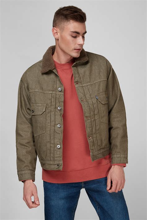 Мужская зеленая джинсовая куртка Levi’s® 21261;0014 — Ultrashop