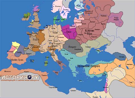 Хронология Европы в картах - История России. Всемирная, мировая история