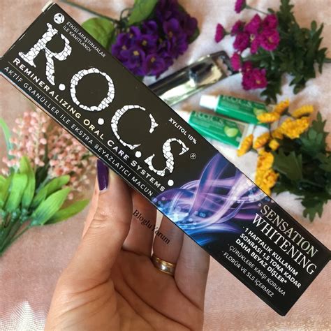 ROCS SENSATiON WHiTENiNG BEYAZLATICI DİŞ MACUNU İNCELEMESİ|blogluYORUM ...
