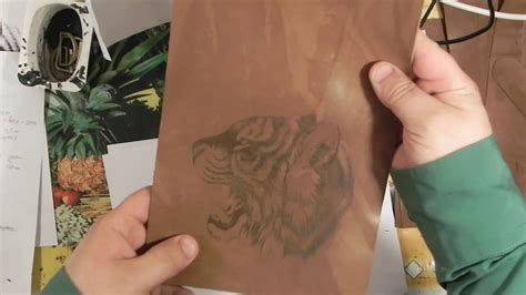Технология термопечати на коже. Thermal printing technology on natural ...
