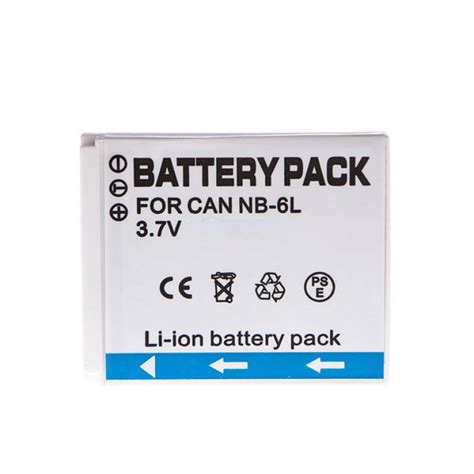 NB-6L battery High Capacity Quality cell for Canon
