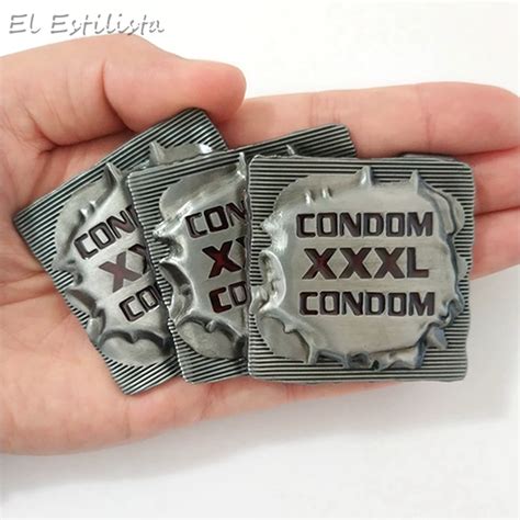 Aliexpress.com : Buy Mens Creative Condom Belt Buckle Suitable 4cm ...