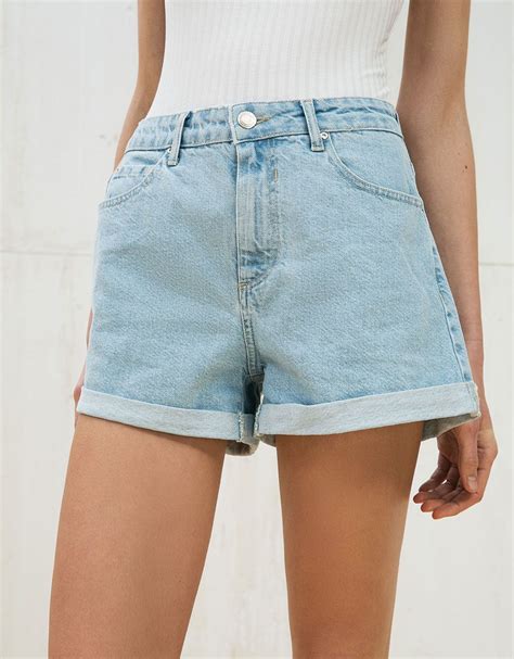 Venta > bershka shorts denim > en stock