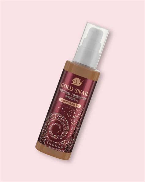 Enough Podkład ze śluzem ślimaka Gold Snail Moisture Foundation - Kremy ...