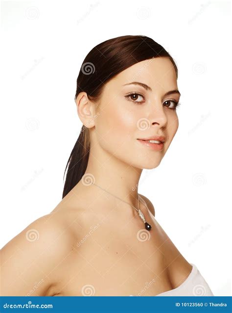 Portrait of charm woman stock photo. Image of caucasian - 10123560