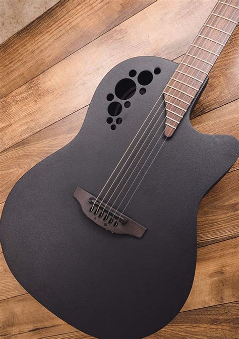 OVATION B778TX-5 Bass Elite T Mid Cutaway Black Textured ...