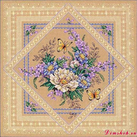 Dimensions Shop. Набор для вышивания Dimensions 35105 Flowers and Lace ...