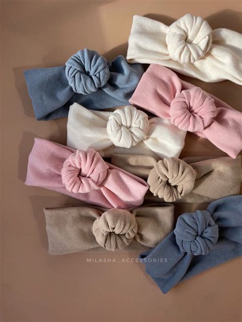 Повязка - тюрбан на голову из трикотажа | baby headband | Детская ...