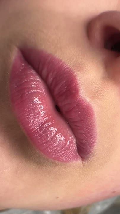 Перманентний макіяж губ в акварельній техніці Estetic Lips - YouTube