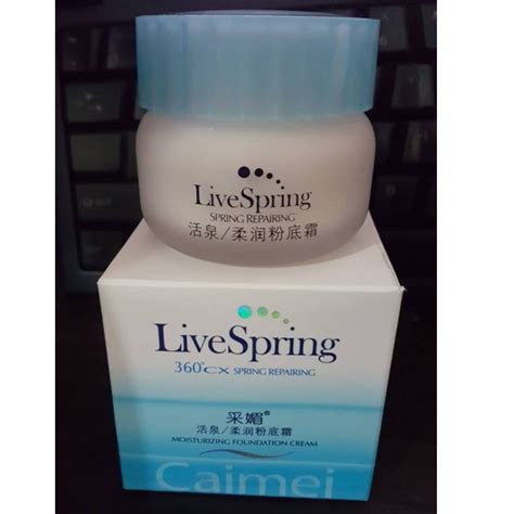 CAIMEI LIVESPRING MOISTURIZING FOUNDATION CREAM | Shopee Philippines