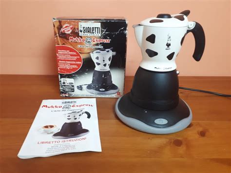 BIALETTI Mukka Express Electric 1/2 Cup Cappuccino Maker Made in Italy ...