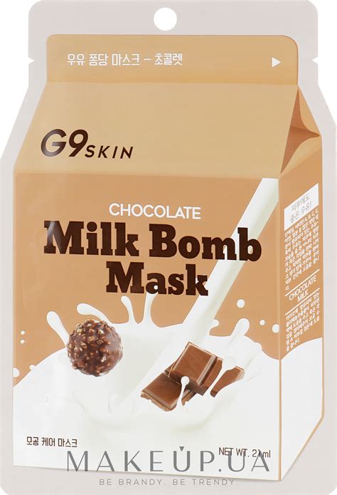 G9Skin Milk Bomb Mask Chocolate - Тканевая маска "Шоколад": купить по ...