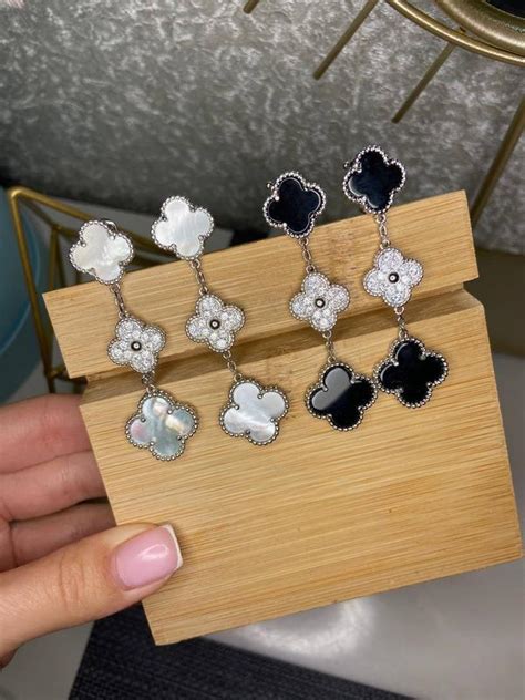 Брендовые серьги в стиле van cleef (ван клиф, клевер,vca ) ️ — цена 989 ...