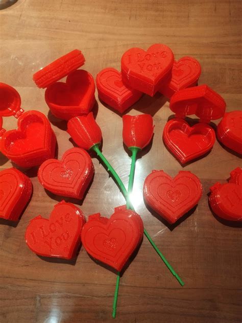 3D-печать работы Коробка в форме сердца • Сделано на 3D-принтере ender ...