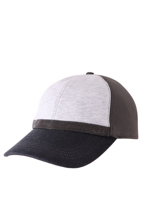 Кепка Brunello Cucinelli MCAP90135 цвет серый - купить в интернет ...