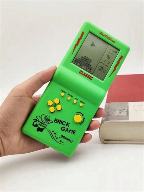 1pc Classic Large Screen Tetris Brick Game Handheld Arcade Video Game ...