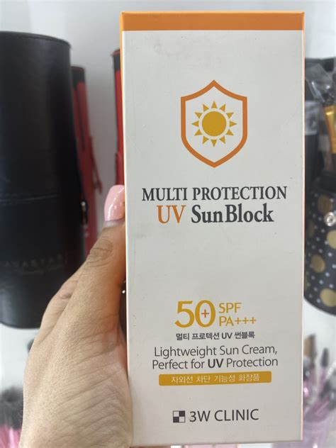 Солнцезащитный крем 3W Clinic Multi Protection UV SunBlock | отзывы