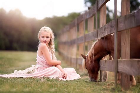 Фото: девочка, лошадка, child and horse