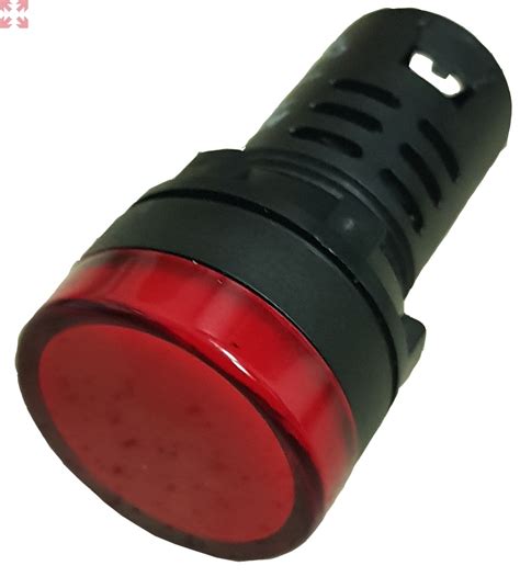 Сигнальная лампа AD16-22DS (LED), d22, 24V AC/DC, красный — купить ...