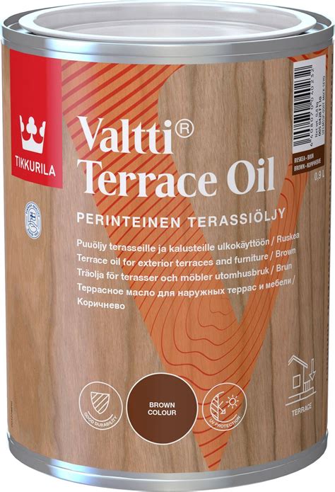 PUIDUÕLI TIKKURILA VALTTI TERRACE OIL 0,9L PRUUN - Bauhof