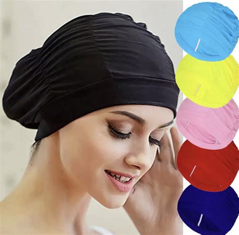 Купить Шапочка для плавания Swim Cap Long Hair черный 25818 - Шапочки ...