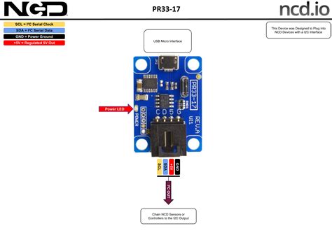 USB to I2C Converter with Virtual COM Port FT230XS - store.ncd.io