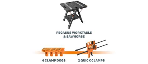 שולחן עבודה רב שימושי וורקס פגסוס לנגרות WORX Pegasus WX051 » כלי עבודה ...