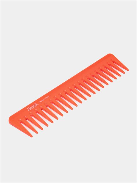 Гребень Janeke, Super comb Fluo, для нанесения геля, оранжевый, 21 см ...