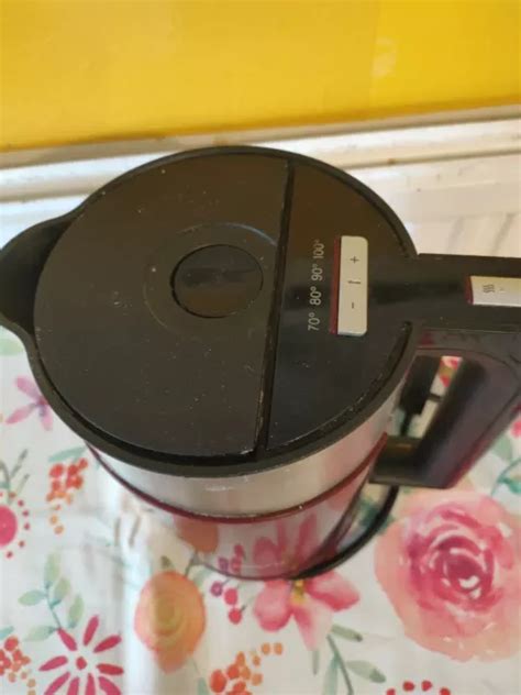 BOSCH TWK4P440GB DESIGNLINE Stainless Steel Cordless Electric Kettle 1 ...