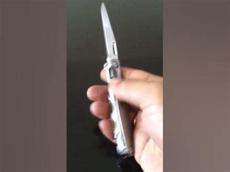 costom knife S30V leatherman - YouTube